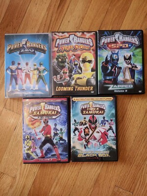 Power Rangers DVD Lot Including - Zeo Vol. 2, Samuri, SPD Zapped, Ninja ...