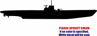 U Boat outline Graphic Die Cut decal sticker Car Truck Boat Window ...