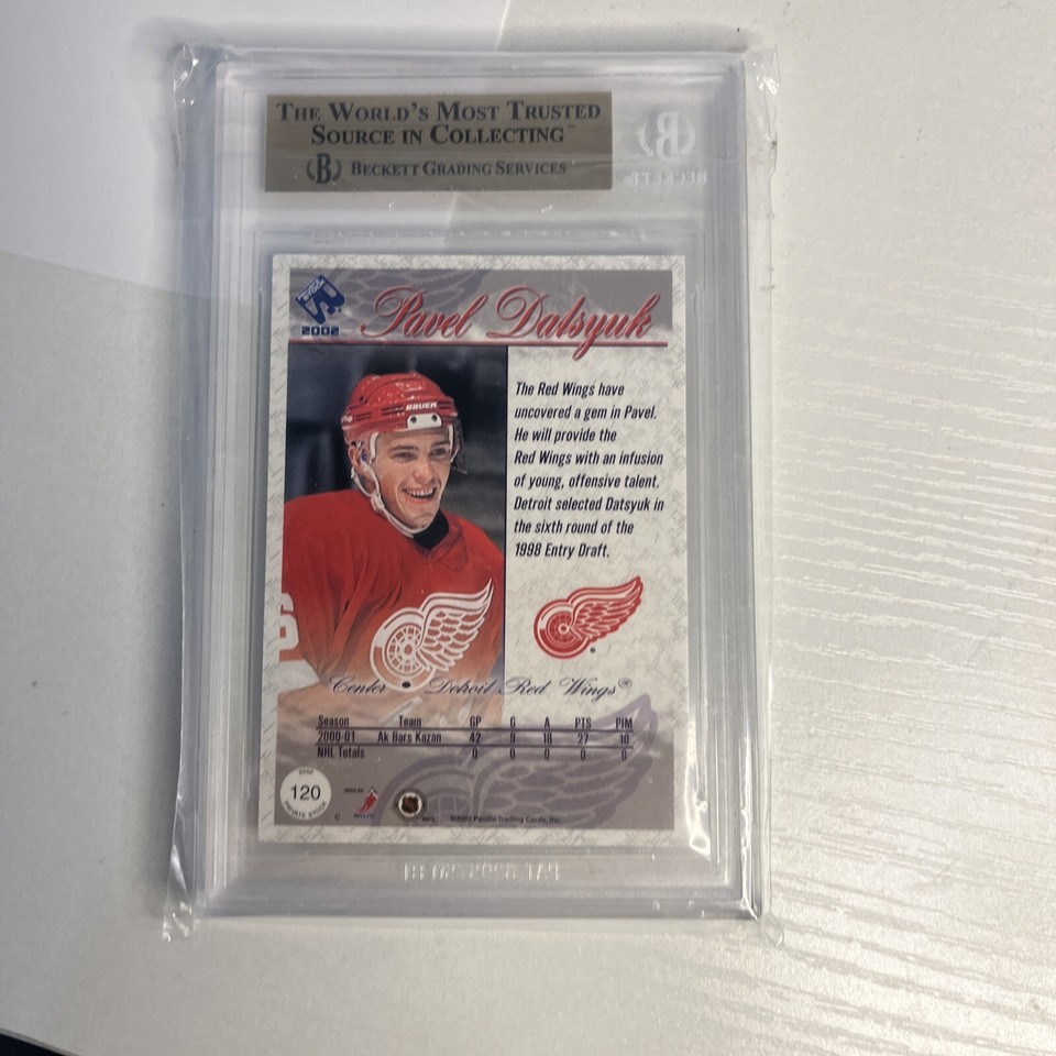 2001-02 Private Stock Hobby Pavel Datsyuk Rookie /414 #120 BGS 9.5 GEM ...