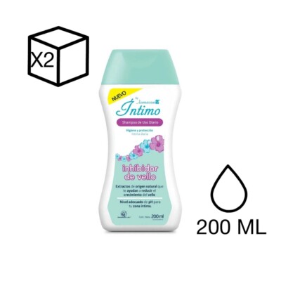 X2 LOMECAN INTIMATE WASH 200ML SHAMPOO INHIBIDOR DE VELLO /Cuidado ...