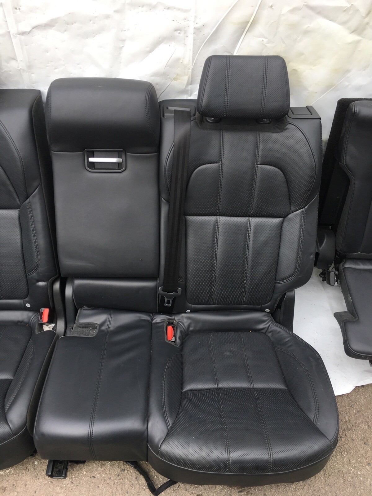 RANGE ROVER SPORT L494 FULL BLACK LEATHER 7 SEATS INTERIOR FRONT REAR ...