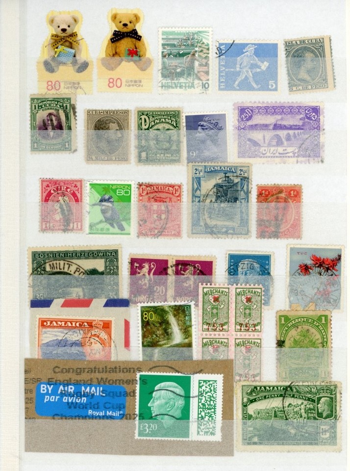 WW small stock book with stamps on 16 pages / 25-11-2yB / Mint and used ...