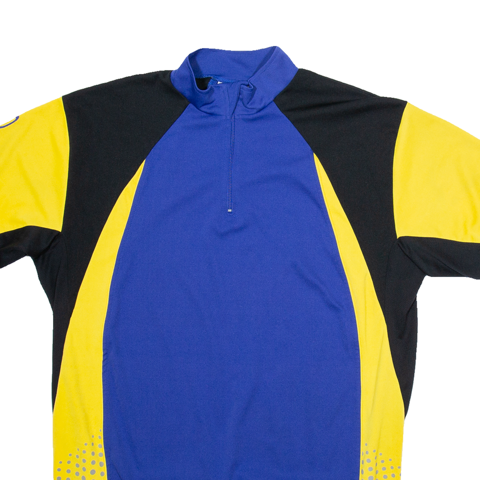 TAS Cycling Mens Jersey Blue 1/4 Zip L | eBay UK