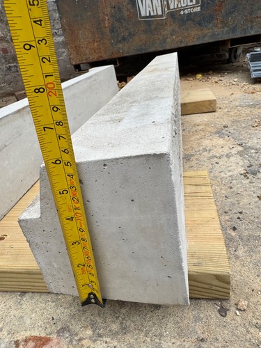 Grey concrete STOOLED WINDOW SILL Stone Cill Building | eBay UK
