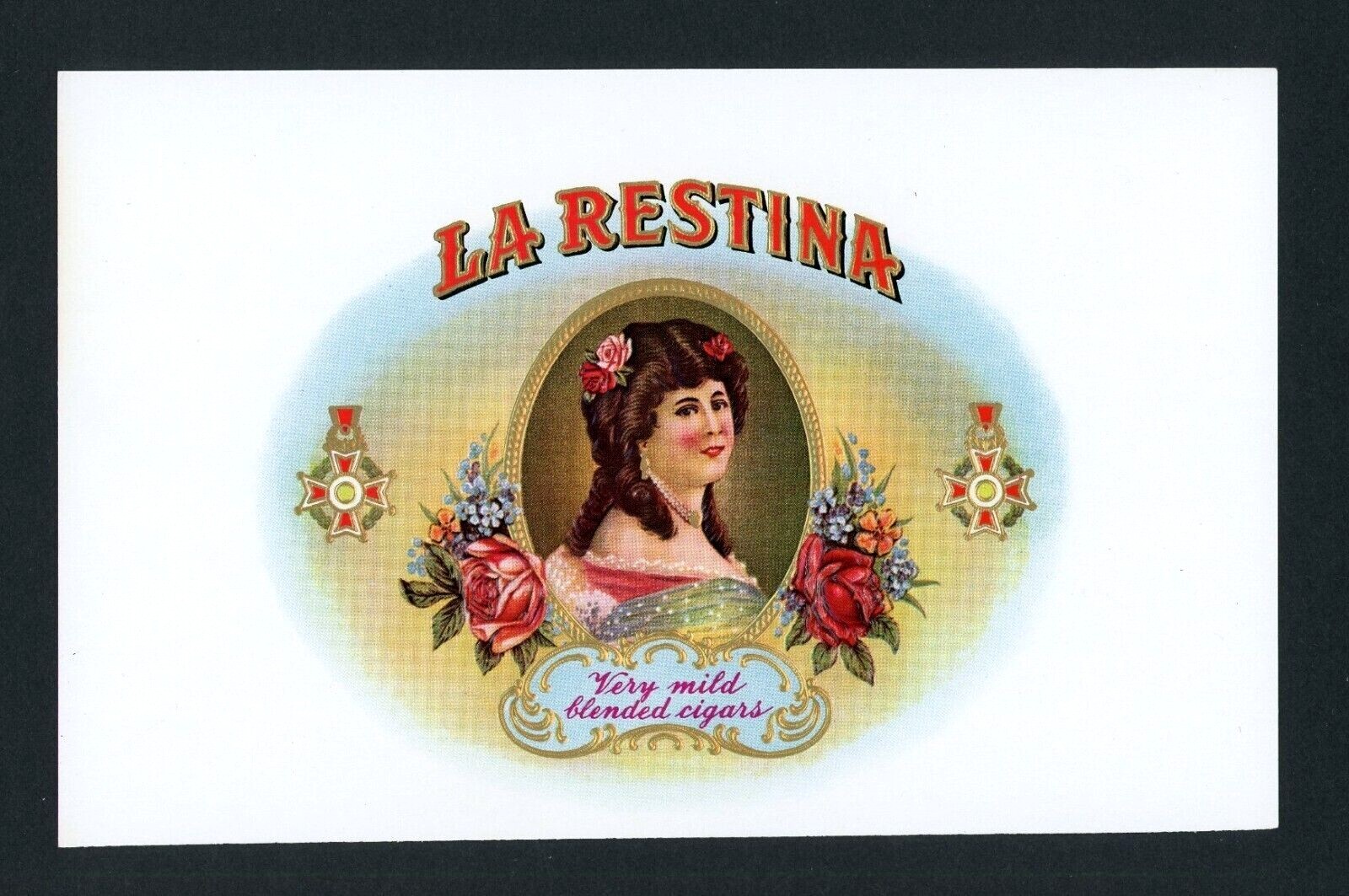 ANTIQUE CIGAR BOX LABEL / LA RESTINA / BAYAMON PUERTO RICO 1910's-20's ...