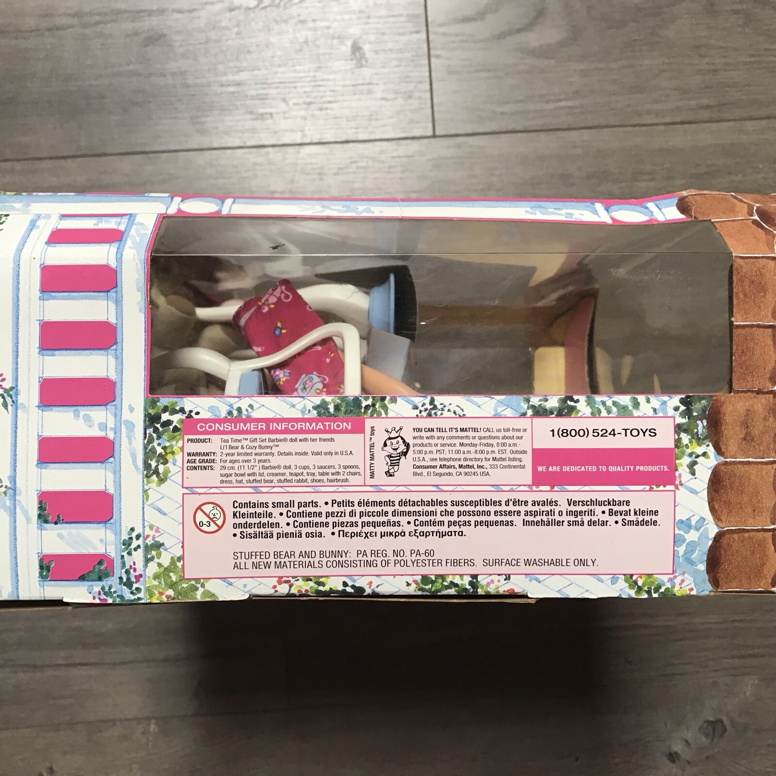 HLD Barbie Mattel 25904 Tea Time With Her Friends Lil Bear & Cozy Bunny ...