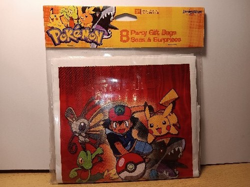 NEW ~ POKEMON ~8-PARTY LOOT BAGS --RED -- PARTY SUPPLIES | eBay