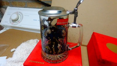 NEW ALWE GLASS BEER STEIN W PEWTER LID WEST GERMANY VINTAGE STEIN | eBay