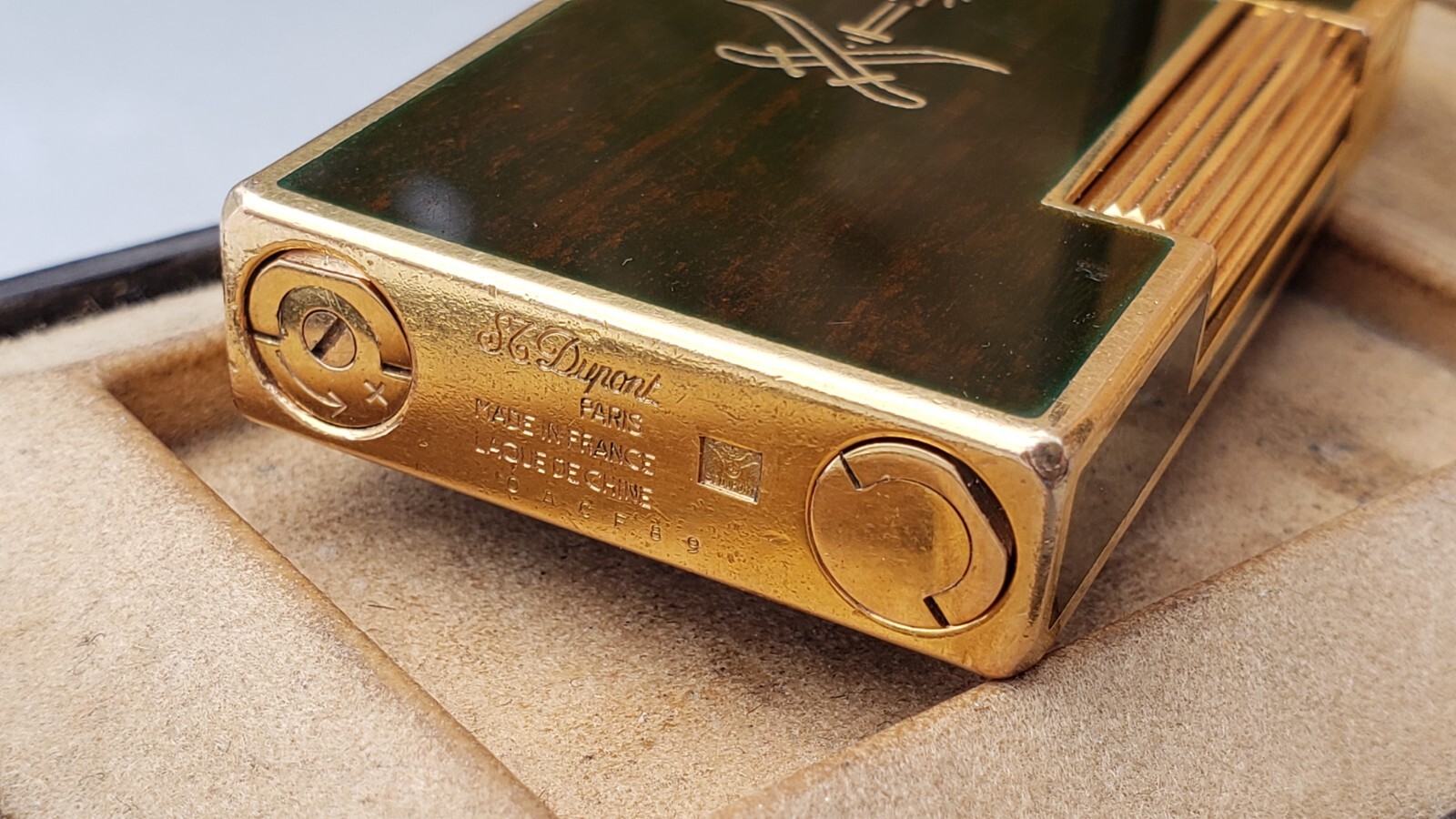 ST DUPONT BROWN LAQUER KSA SAUDI ARABIA LIGHTER | eBay