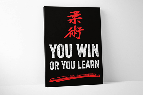 Win or Learn Canvas - Motivational Martial Arts (12 X 18 Inches) | eBay