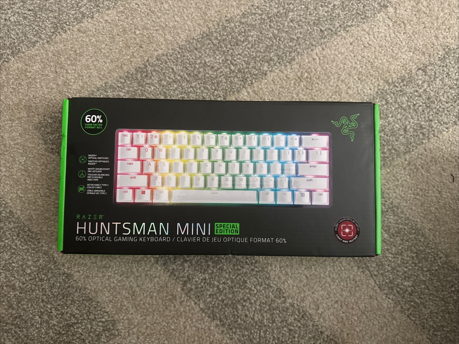 Razer Huntsman Mini - 60% Optical Gaming Keyboard - Special Edition ...