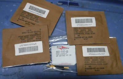 OMNI SPECTRA RF CONNECTOR KITS LOT OF 5 UNINSTALLED COND. FREE SHIPPING ...