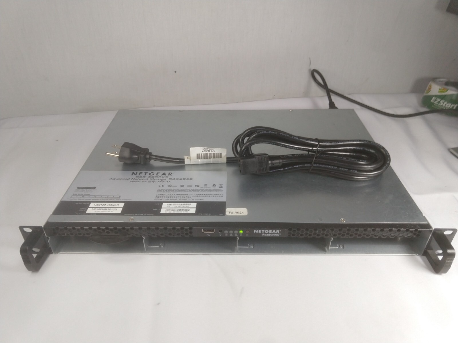 NetGear RNR-4A 4-Bay Advanced Network Storage Server No HDD Barebones ...