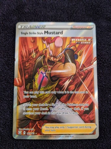 Single Strike Style Mustard 163/163 Battle Styles Pokémon Pokemon Card ...