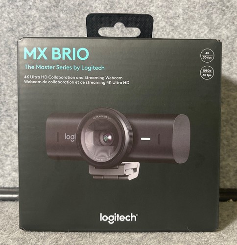 🔥 Logitech MX Brio Ultra HD 4K Video Conference Gaming and Streaming ...
