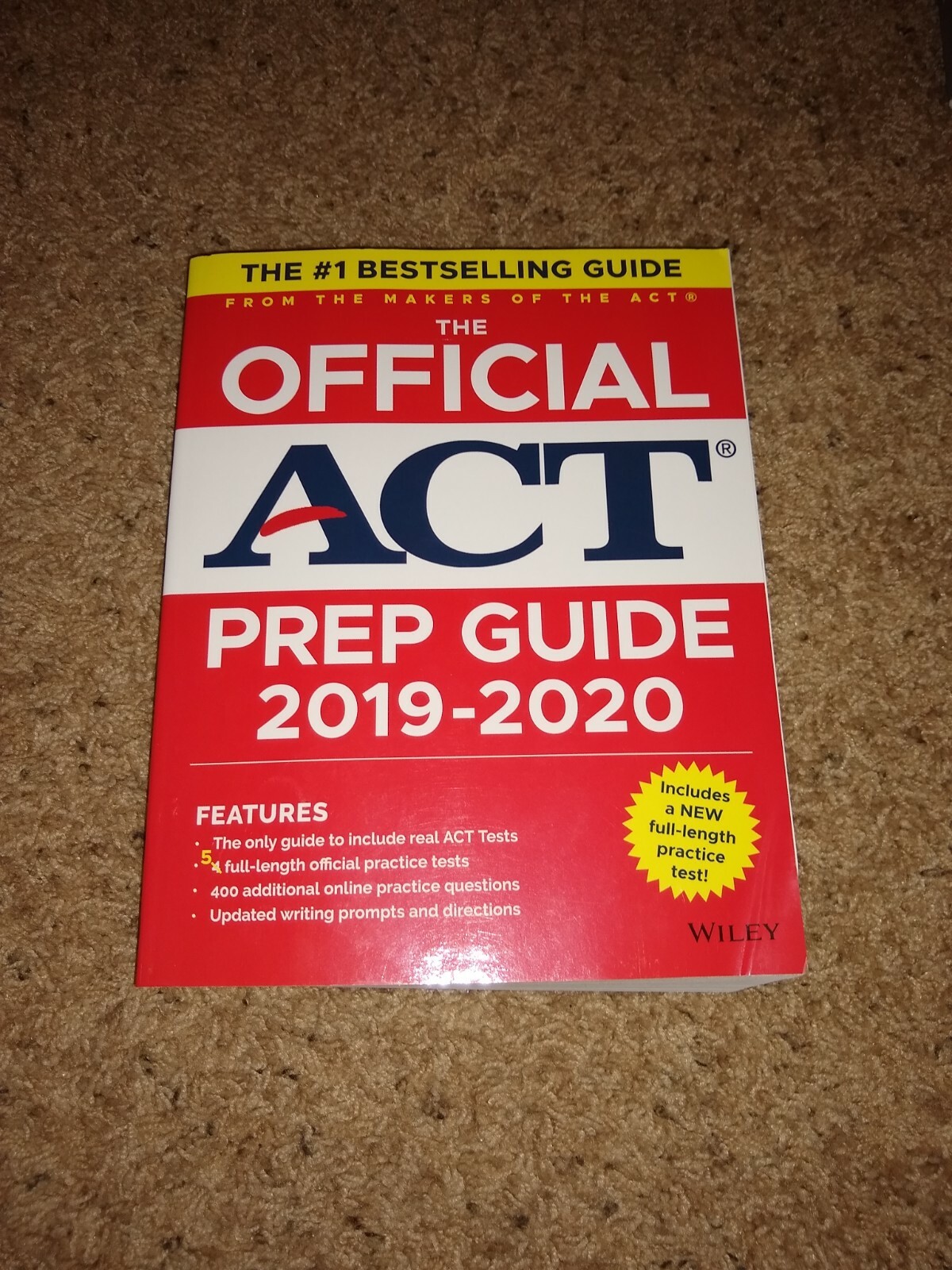 The Official ACT Prep Guide 2019-2020, (Book + 5 Practice Tests + Bonus ...