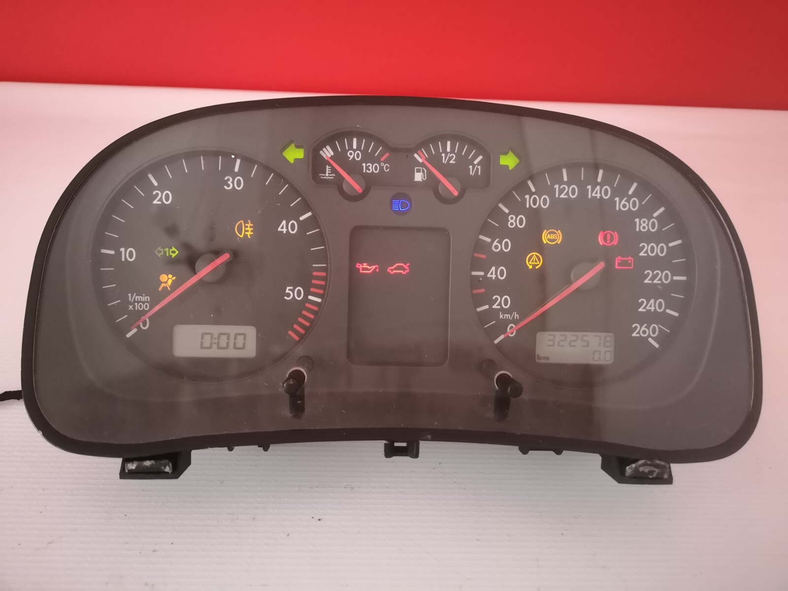 Instrument Cluster Speedometer for VW GOLF mk4 TDI Diesel 322578km ...