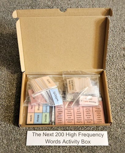 Next 200 High Frequency Words Activity Box - Sight Words KS1 Dyslexia ...