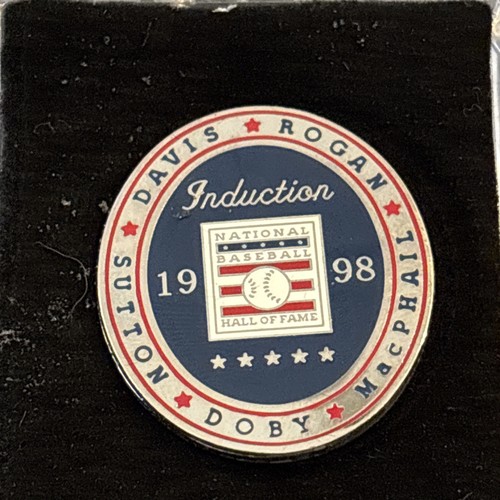 1998 BASEBALL~HOF INDUCTION #848 PRESS PIN~LARRY DOBY~DON SUTTON ...