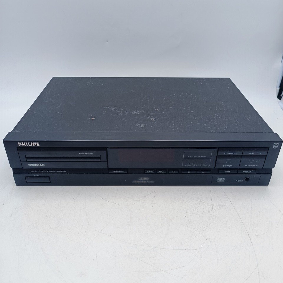 Philips CD600 / 00R Compact Disc Player Twin Dac 18w 50hz 220v CD ...