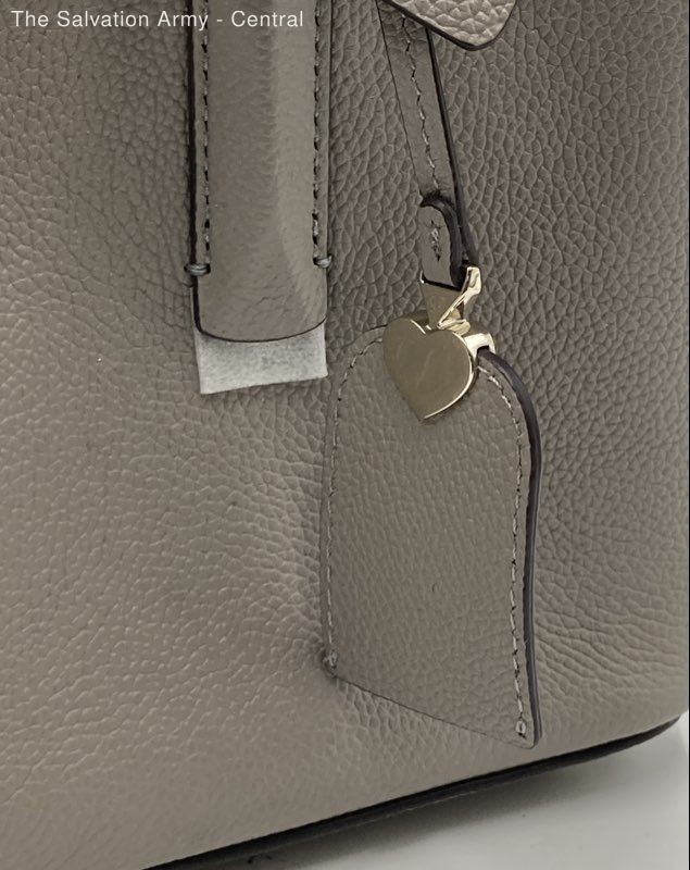 Kate Spade New York Womens Gray Leather Inner Pockets Satchel/Top ...