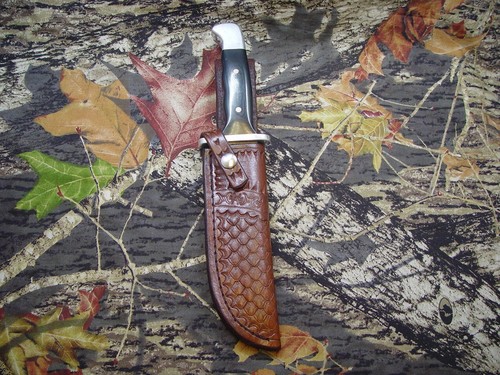 Custom Leather Buck 124 Sheath No Knife | eBay