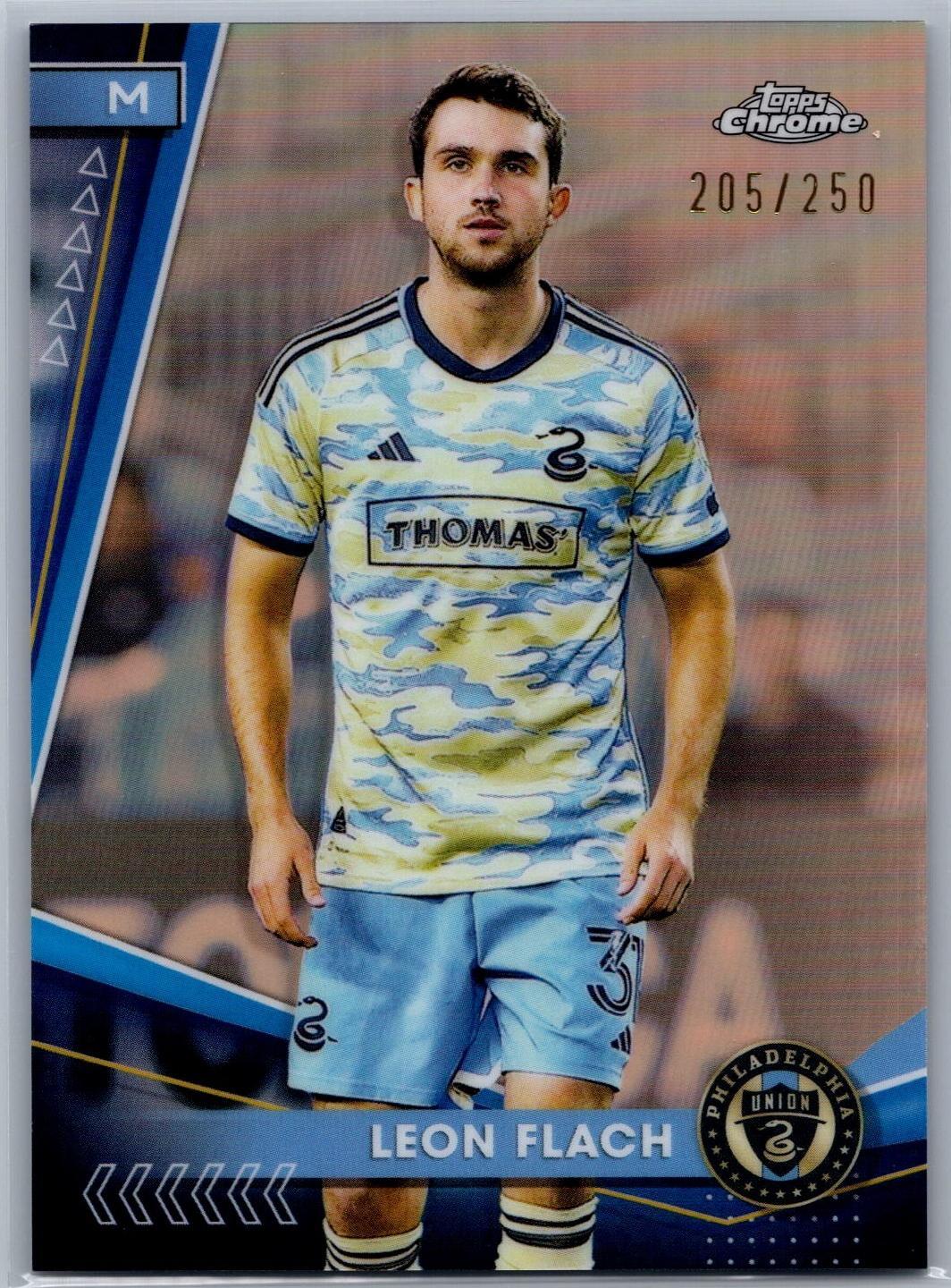2024 Topps Chrome Mls - Leon Flach #12 Rose Gold Refractor /250 for sale online | eBay