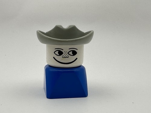 Vintage Lego Duplo Farm Hand Cowboy Figure | eBay