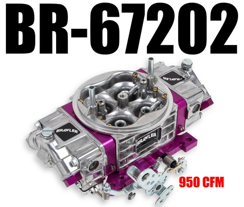 BR-67202 950 CFM BRAWLER RACE CARBURETOR GAS MECHANICAL SECONDARY 4150 ...
