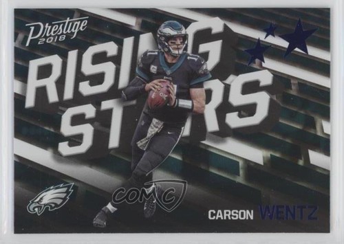 2018 Panini Prestige Rising Stars Xtra Points Red Carson Wentz #RS-CW ...