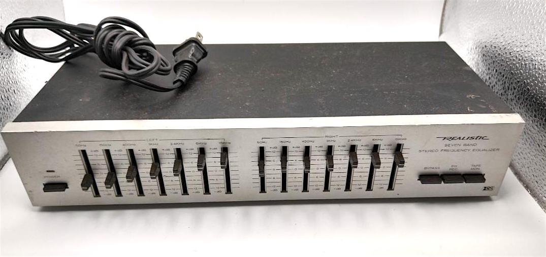 Realistic Audio Realistic 31 1989 Stereo Frequency Equalizer EQ