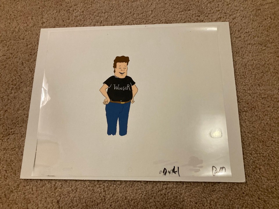 Beavis and Butthead Animation Cel Production Art MTV Winger Mr ...