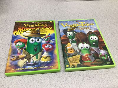 VeggieTales DVD lot- Minnesota Cuke Lord of the Beans & Minnesota Cuke ...