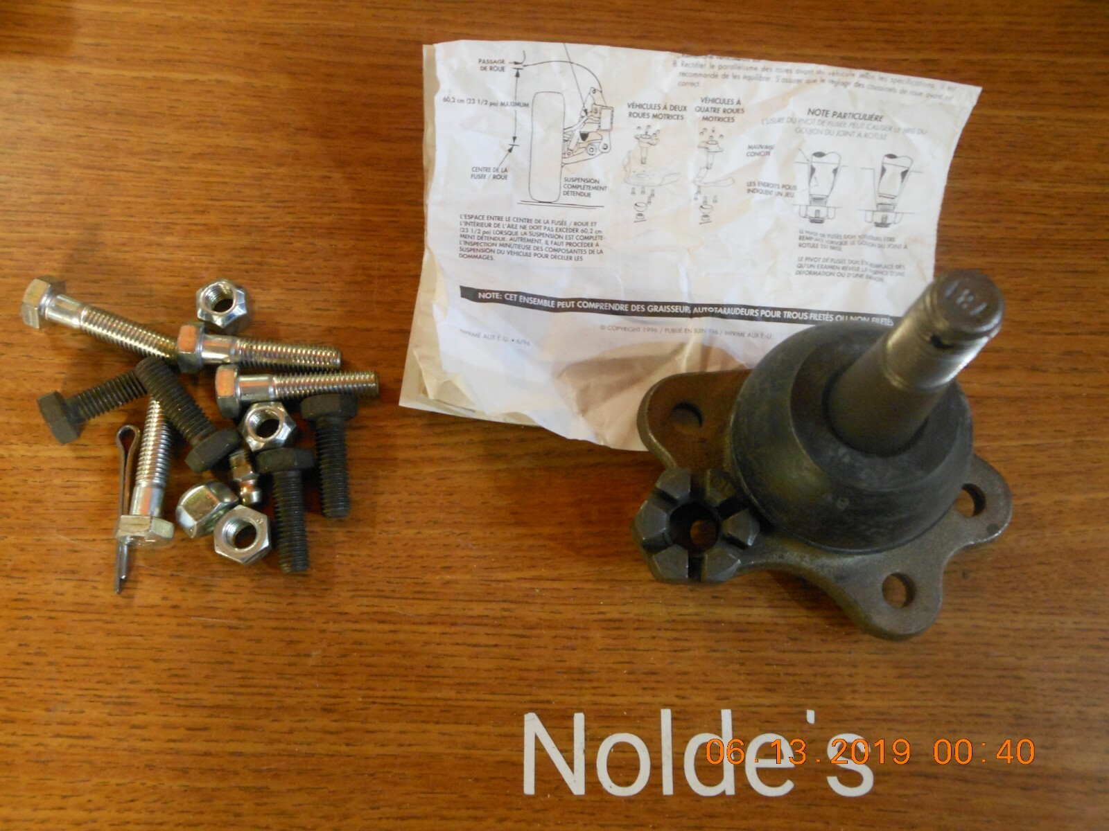 AUTO PRO UPPER BALL JOINT 104100 MOOG K6292 (CS551 DS560B1 ) | eBay