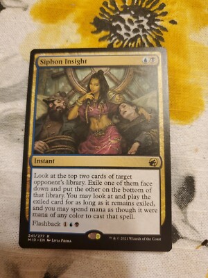 Siphon Insight - Innistrad Midnight Hunt MTG | eBay