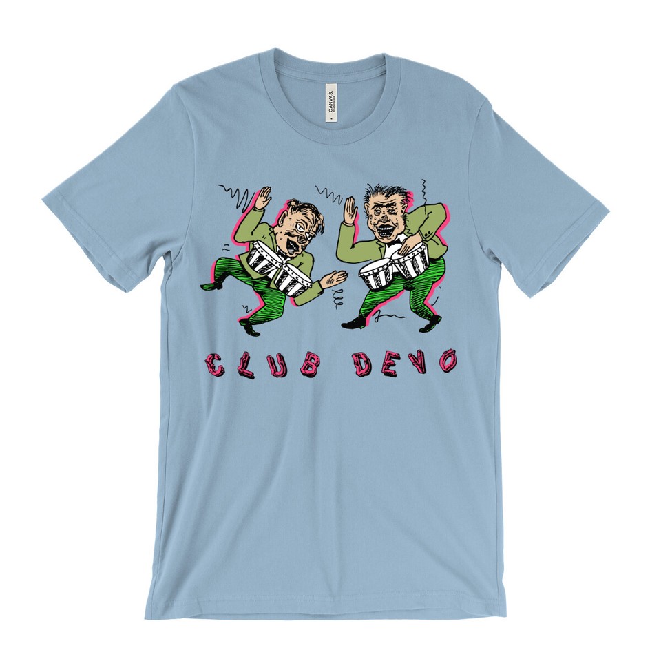 Devo T Shirt - Club Devo - Whip it - MTV Post Punk rock music band new ...