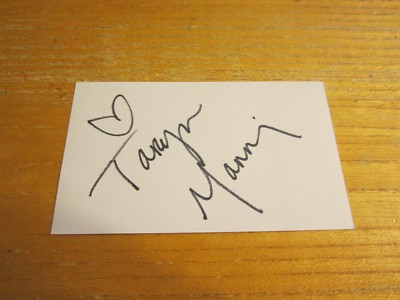 Taryn Manning Actress Autographed 3X5 Index Card "Orange is the New ...