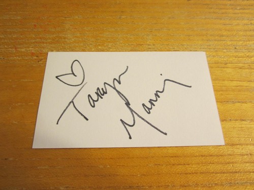 Taryn Manning Actress Autographed 3X5 Index Card "Orange is the New ...