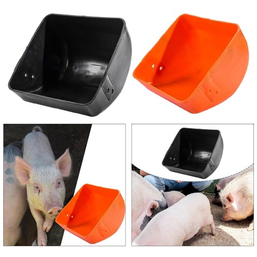 Pig Food Trough Fodder Tray Pet Heavy Duty Bucket Cattle Livestock feed ...
