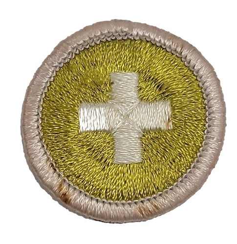 Vintage Safety Merit Badge Patch BSA - 1261 | eBay