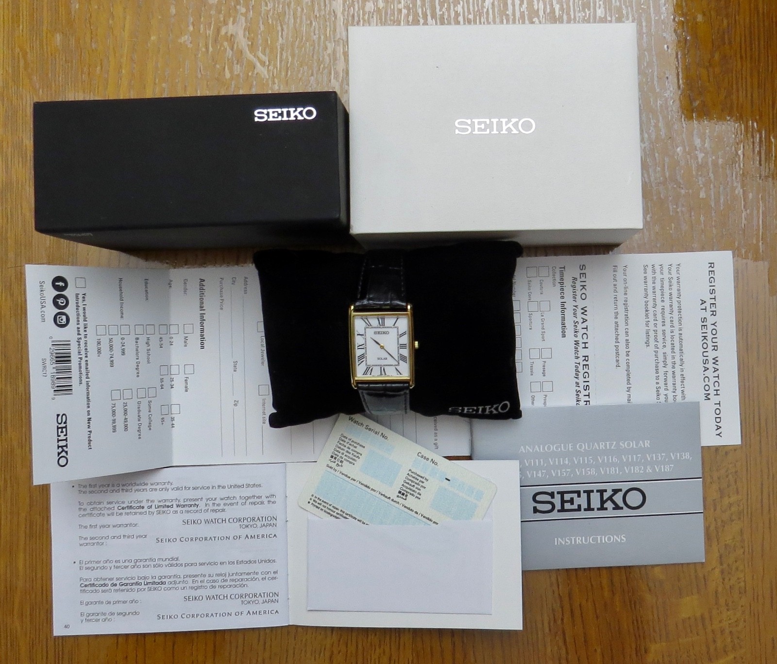 Seiko Solar White Men's Watch - SUP880 for sale online | eBay