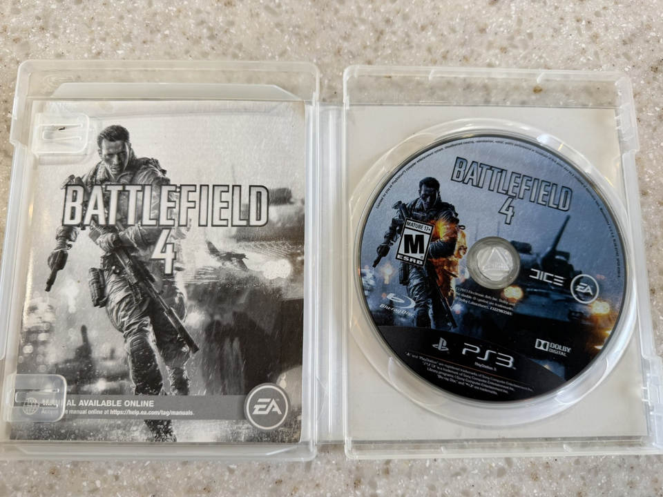 BATTLEFIELD 4 FOUR PLAYSTATION 3 THREE GAME PLAY STATION PS3 SONY NES ...