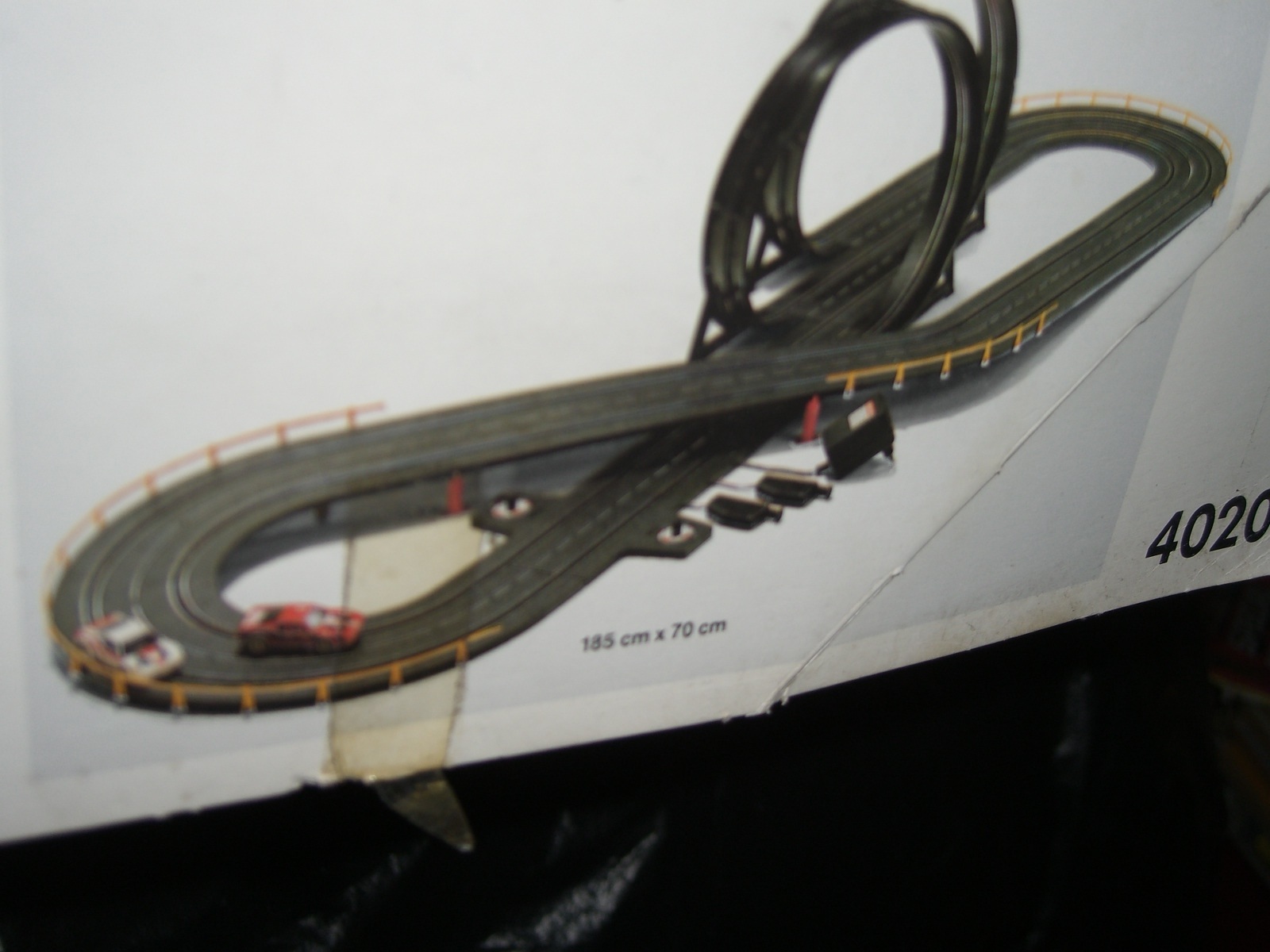 80'S VINTAGE SLOT CAR TRACK 1:43 6'x2.3' WEST GERMANY CARRERA RACING ...