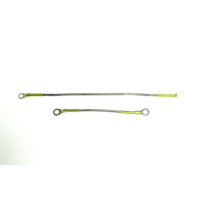 Braided Earth Strap 15A Grounding Flexible Wire 100mm M2.5-M10 00124701 ...