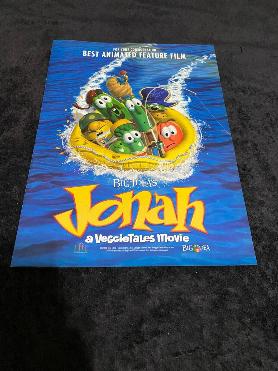 Jonah A Veggietales Movie Poster Billy Joe McGuffrey From "Jonah: A