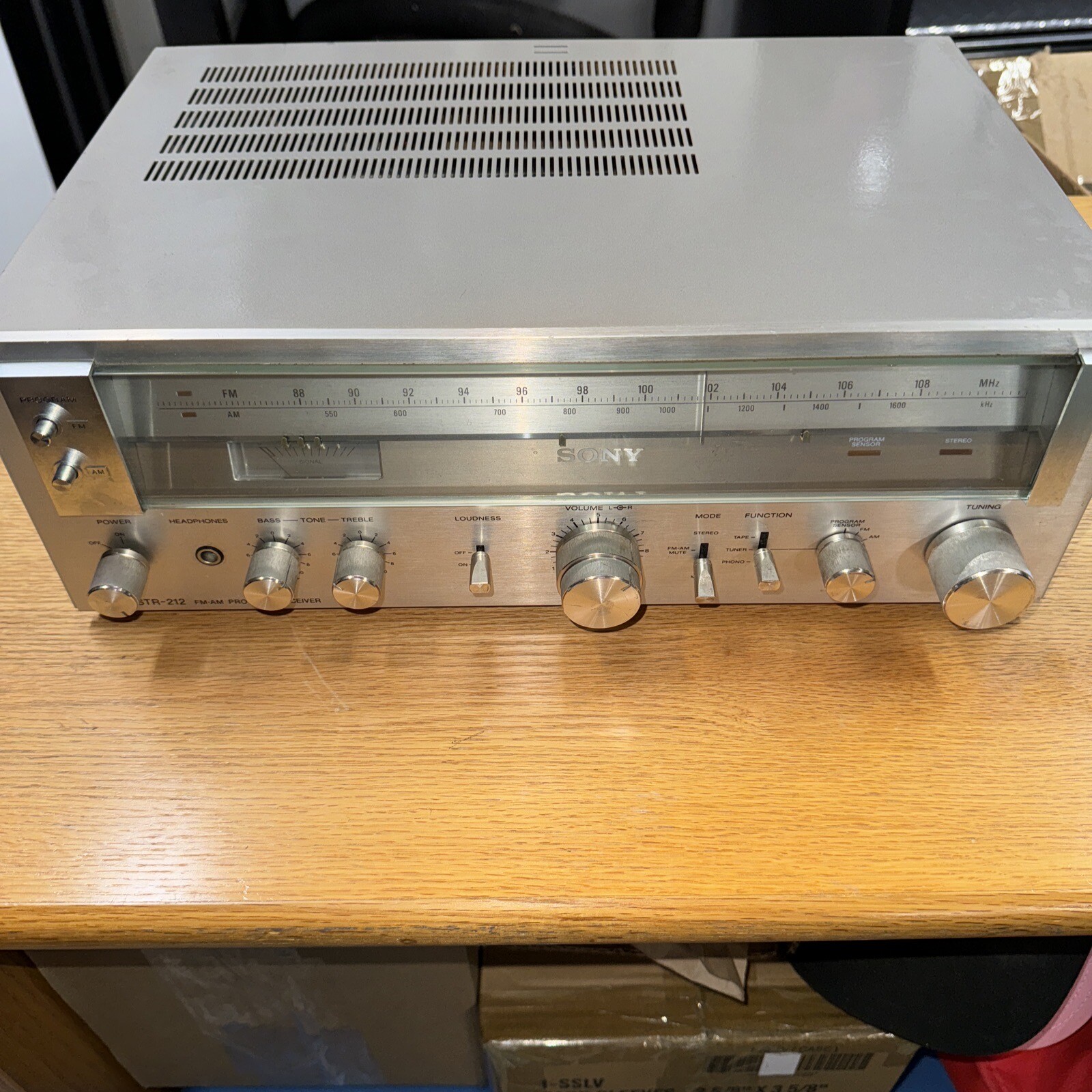 SONY STR-212 AM-FM STEREO RECEIVER - FOR PARTS/REPAIR ONLY | eBay