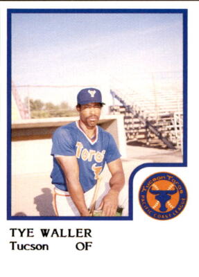 1986 Tucson Toros ProCards #24 Tye Waller Fresno California CA Baseball ...