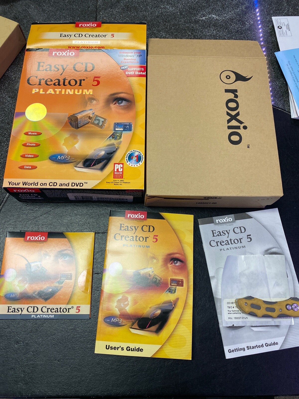 Roxio Easy CD Creator 5 Platinum Retail Ver Creating/Burning Music ...