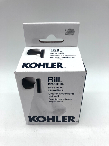 KOHLER RILL Robe Hook in Matte Black R28012-BL NEW | eBay