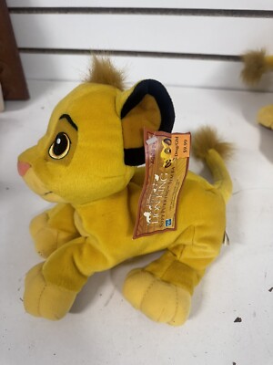 2002 Hasbro Disney The Lion King Soft Purring Cub Simba Plush Toy 9 ...